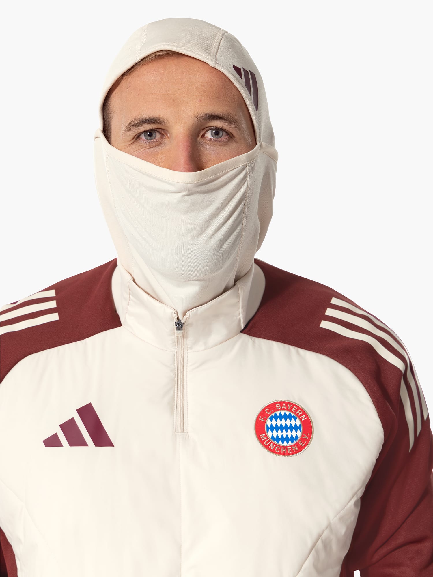 Hombres Camiseta Cálida Ucl Teamline Beige Tienda Fc Bayern Múnich