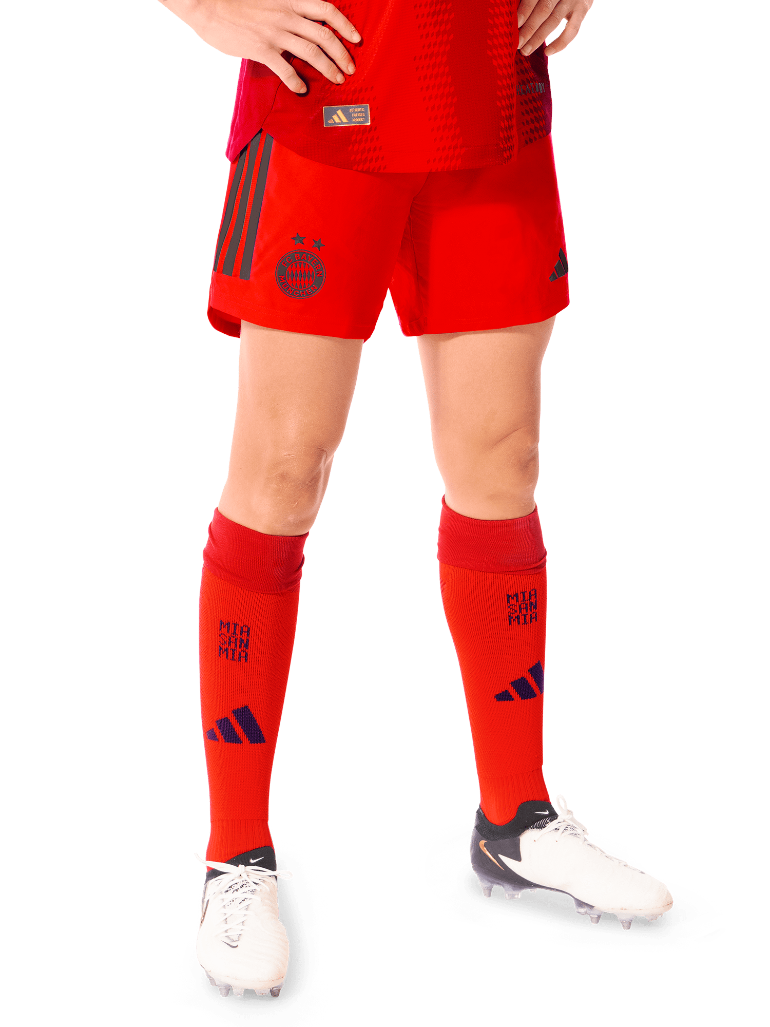 Mujeres Pantalón Auténtica Local 24 25 Rojo Tienda Fc Bayern Múnich