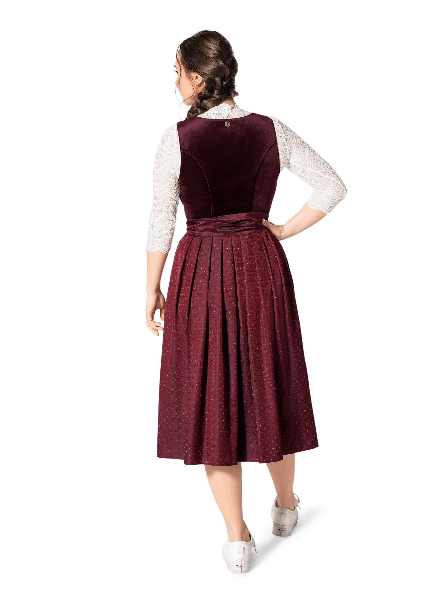 Damen Dirndl Samt rot | Offizieller FC Bayern Store