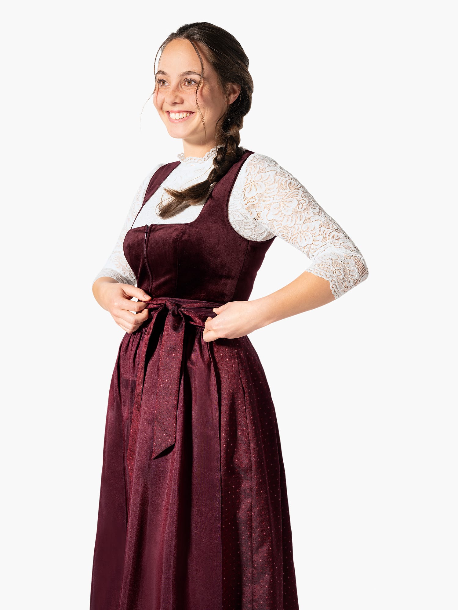 Women Dirndl velvet red | Official FC Bayern Munich Store
