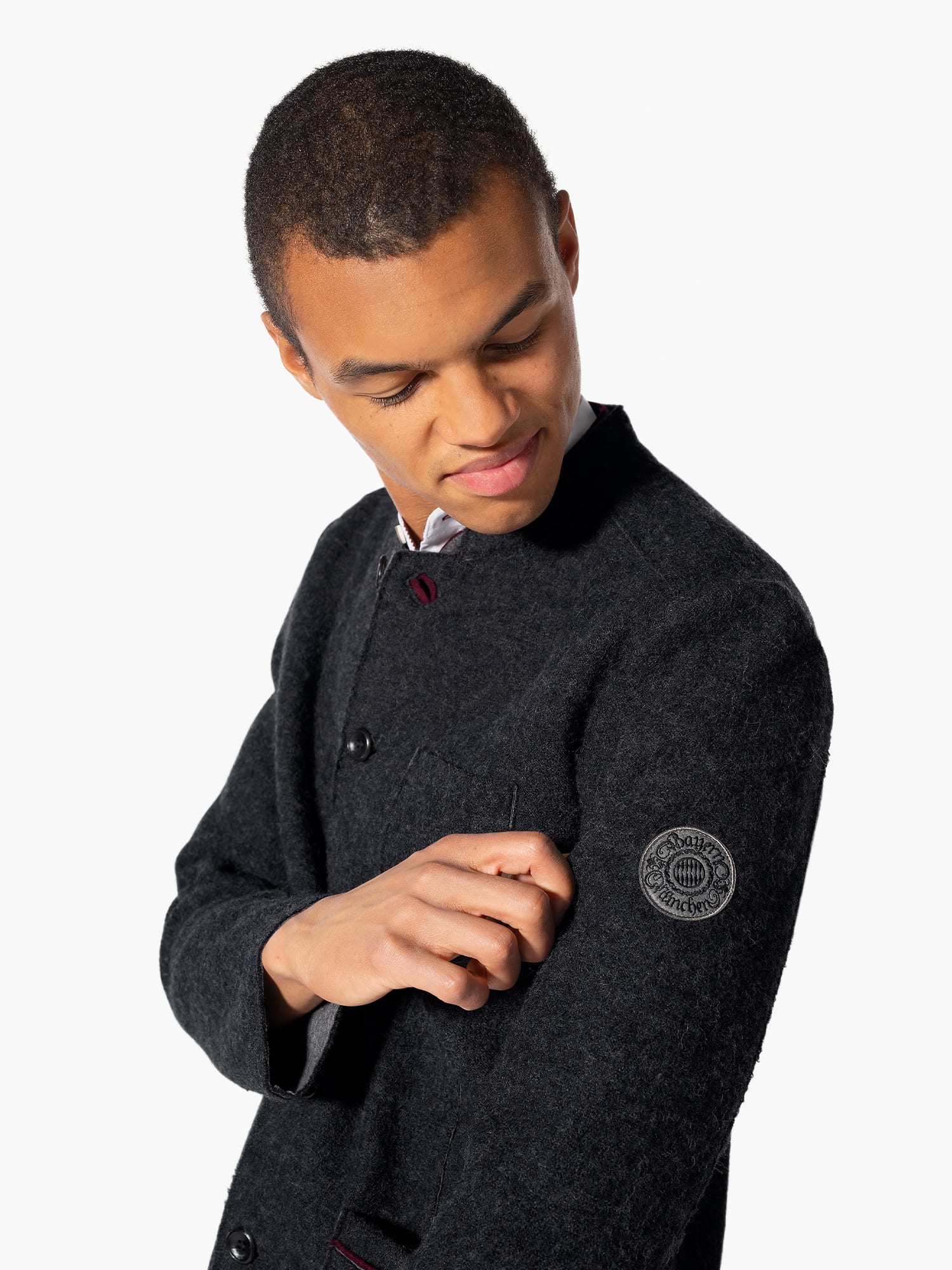 Men Traditional jacket grey | Official FC Bayern Munich Store