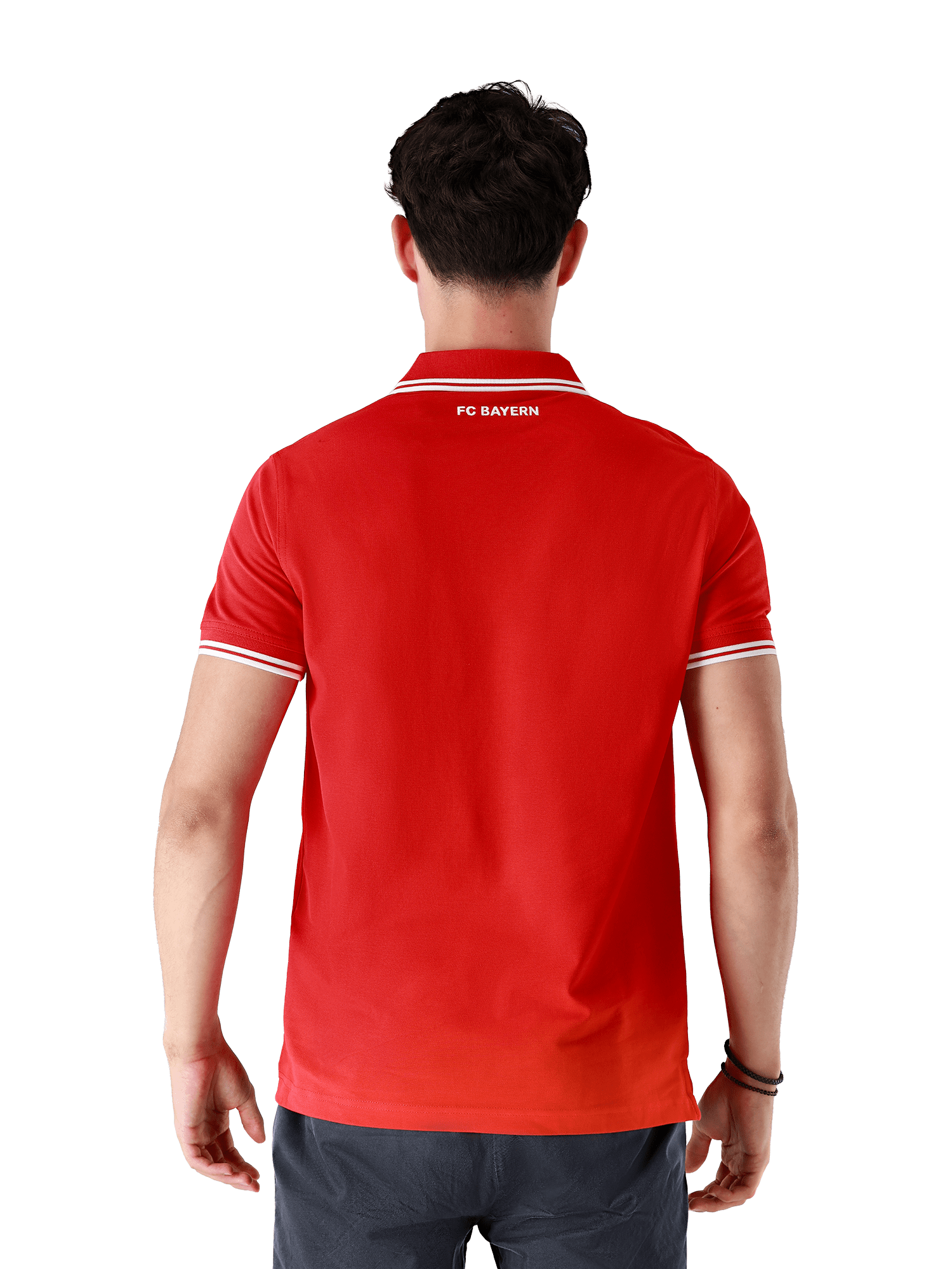 Hombres Polo Essential Rojo Tienda Fc Bayern Múnich
