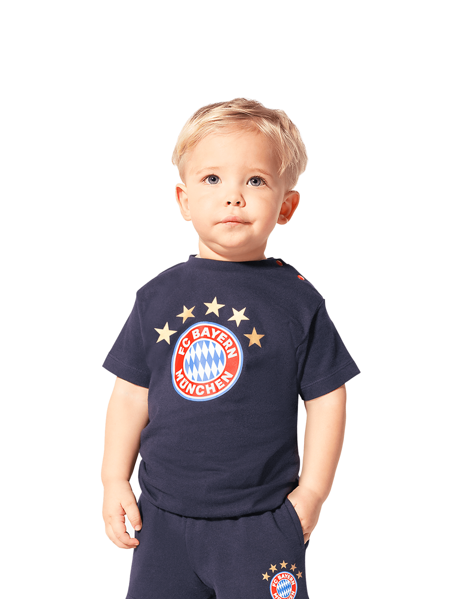 Bebé Camiseta Essential Azul Marino Tienda Fc Bayern Múnich