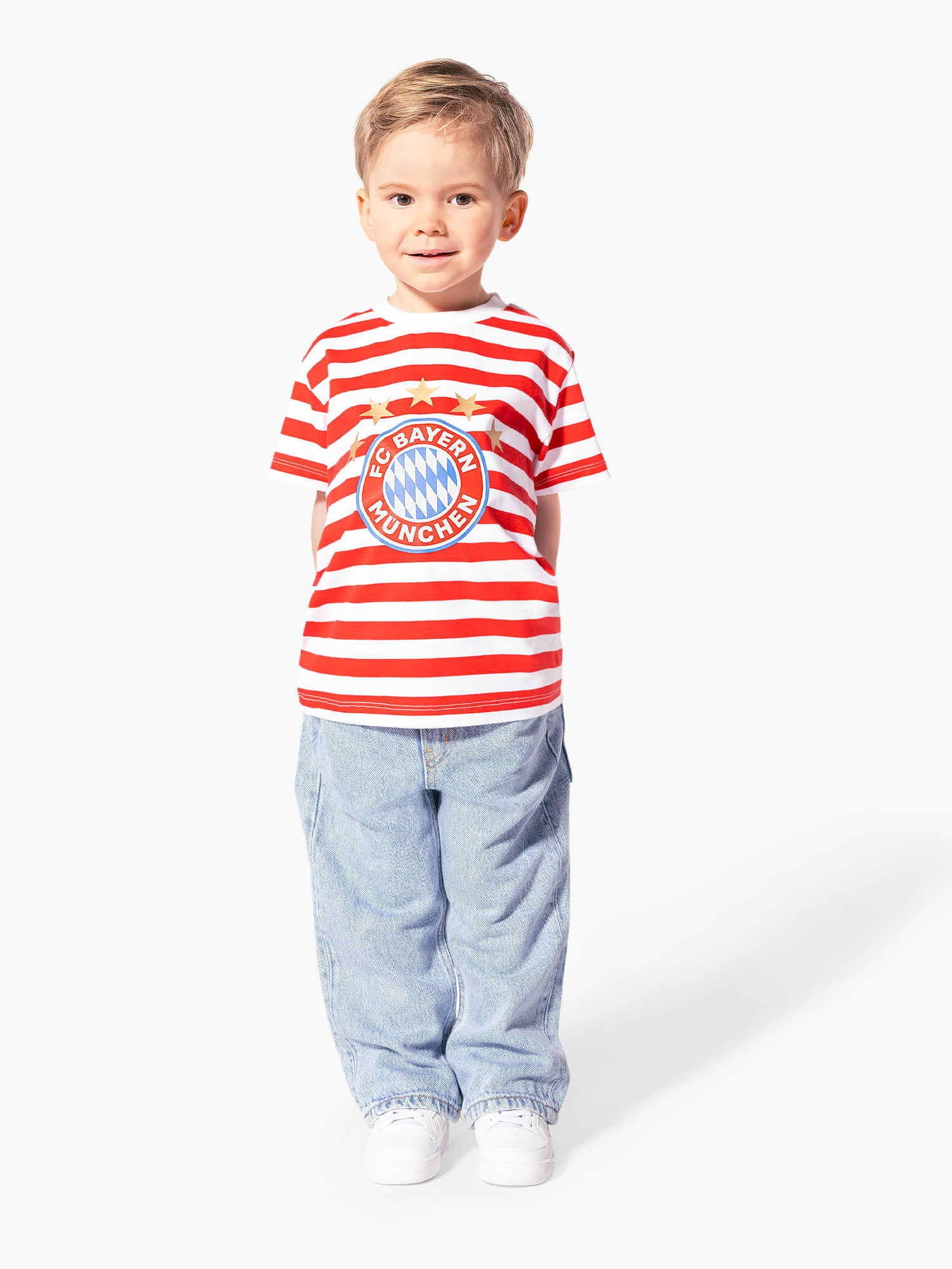 Bebé Camiseta Essential Rojo Blanco Tienda Fc Bayern Múnich