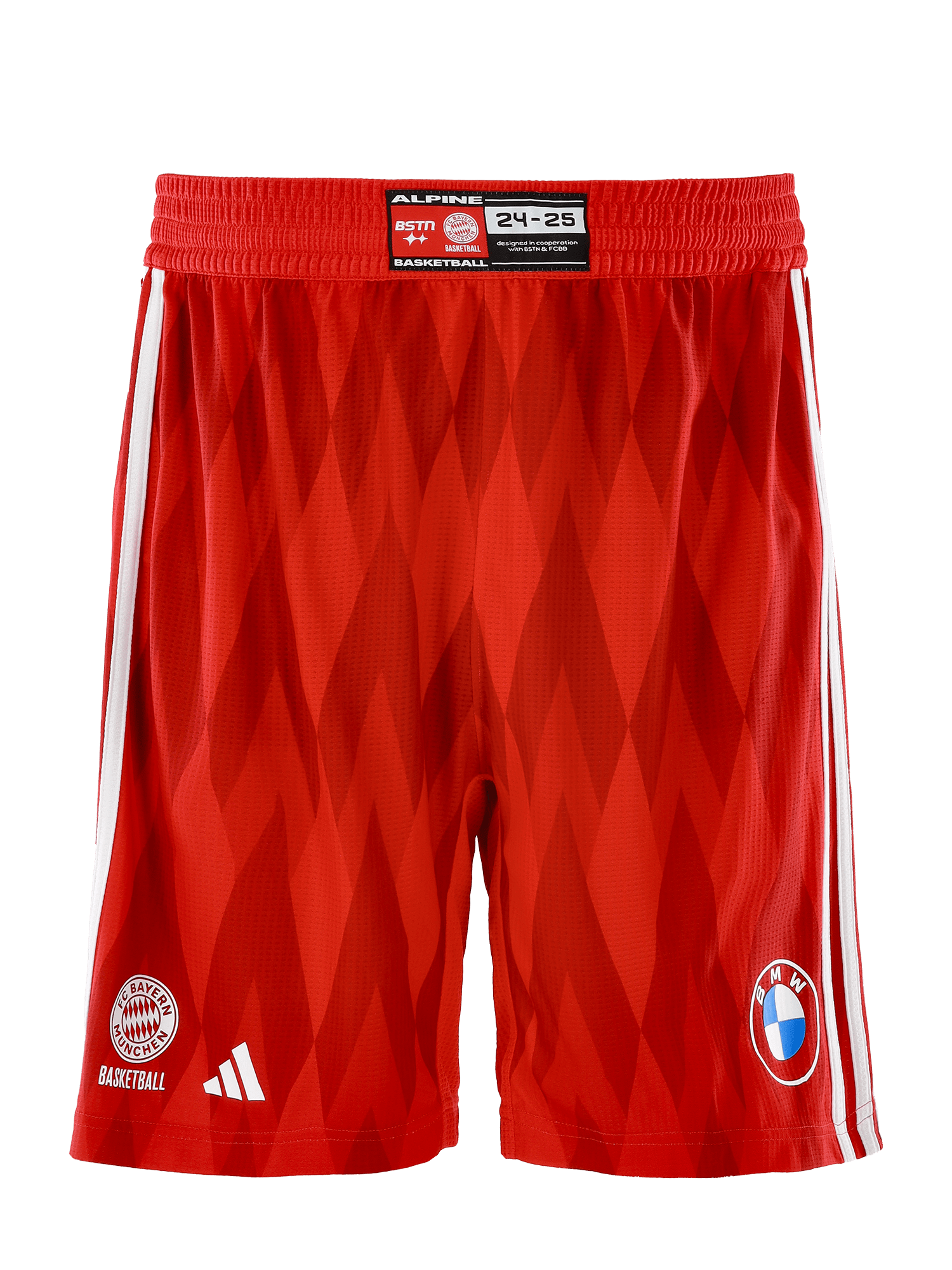 Hombres Baloncesto Auténtico Corto Casa 24 25 Rojo Tienda Fc Bayern