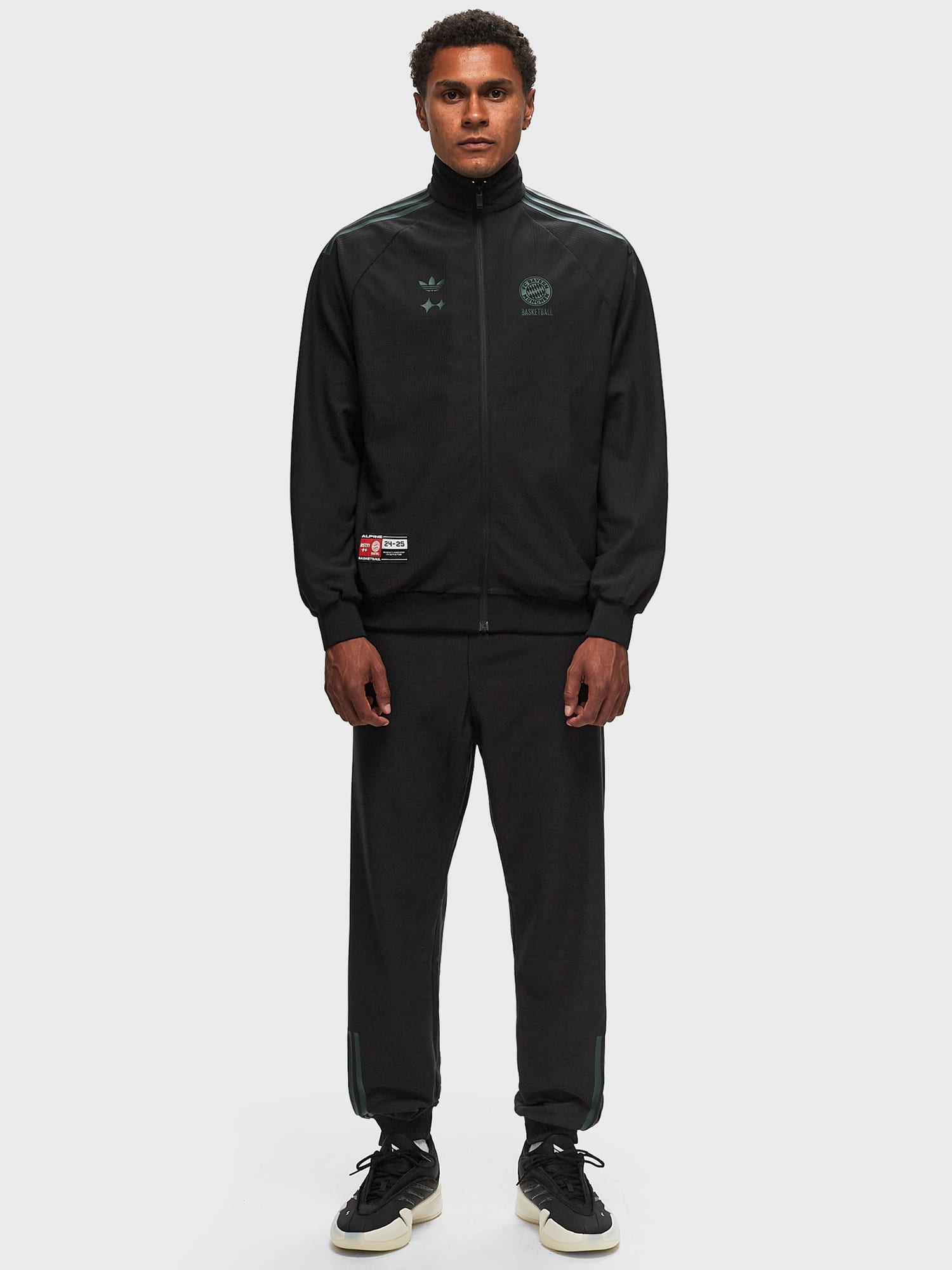 Men Basketball training jacket LFSTLR Garden green | Official FC Bayern ...