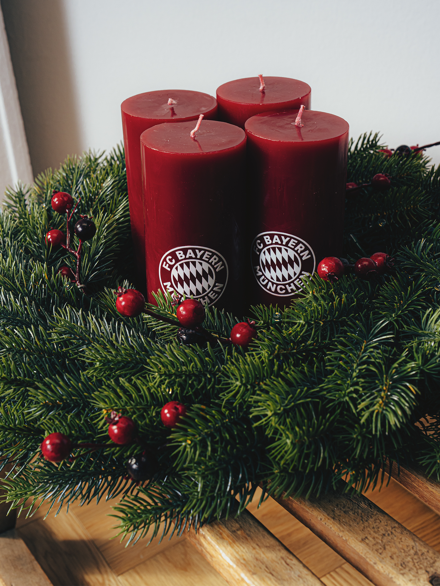 Kerzen 4er-Set | Offizieller FC Bayern Store