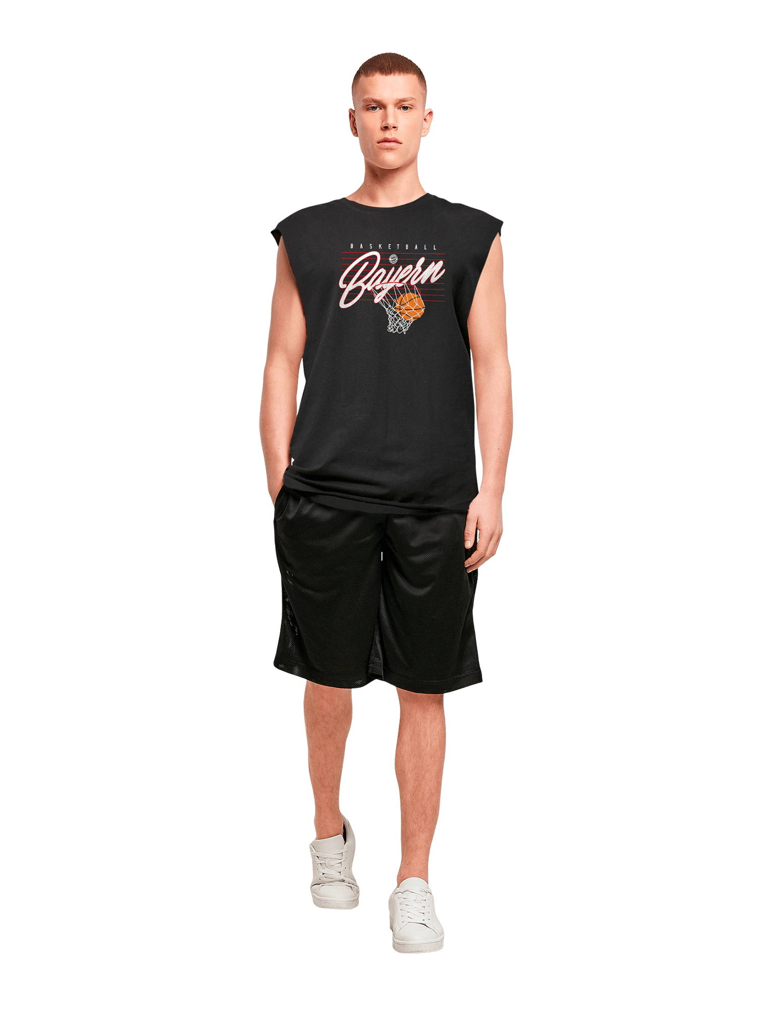 Men Basketball hoop tank top black | Official FC Bayern Munich Store