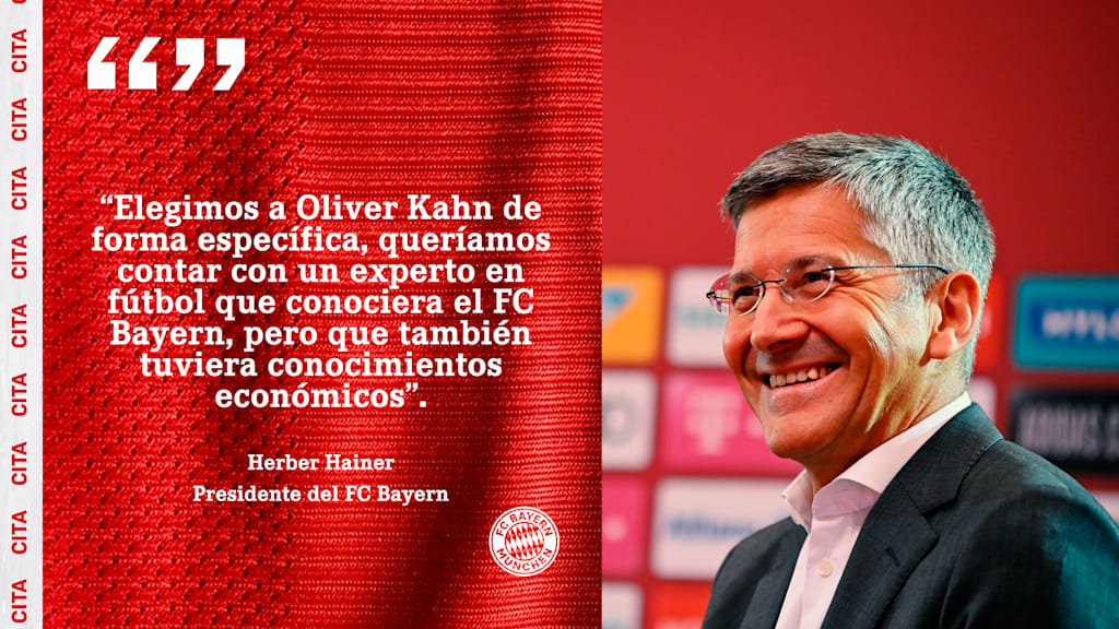Las declaraciones más importantes de Oliver Kahn y Herbert Hainer