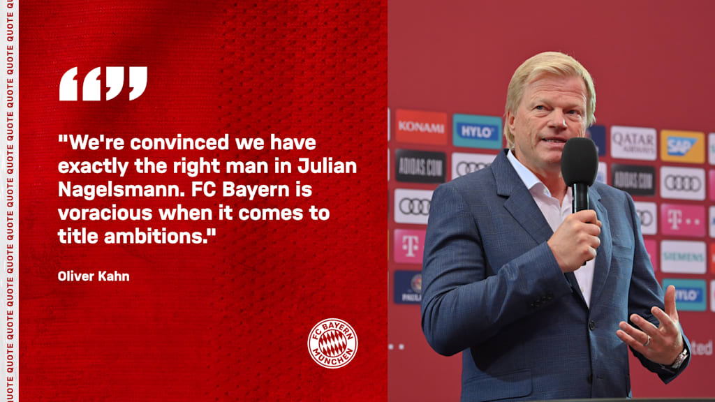 The most important statements by Oliver Kahn and Herbert Hainer