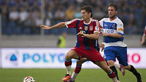 Robert Lewandowski's FCB debut in Duisburg