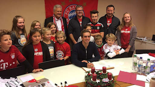 Die FCB-Profis auf Fanclubbesuch