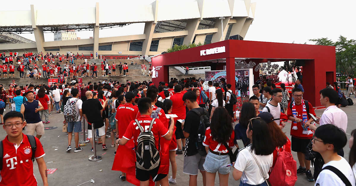 FC Bayern begeistert Fans in Shanghai
