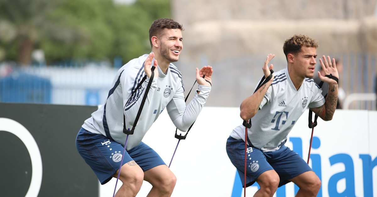 Hernández completa parte del entrenamiento del equipo