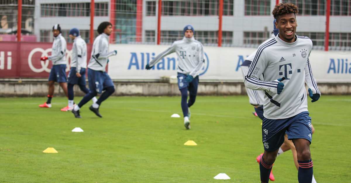 Wednesday's training: Kingsley Coman in focus