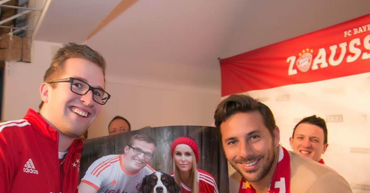 Stefan Markl und Claudio Pizarro