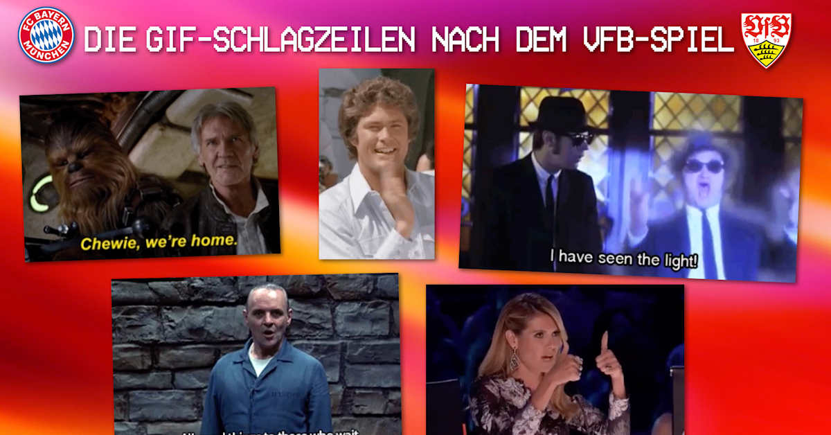 Die GIF-Schlagzeilen nach dem VfB-Sieg
