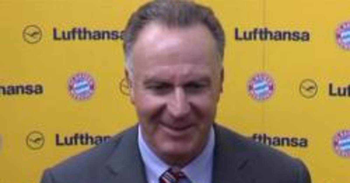 Karl-Heinz Rummenigge im Pressetalk