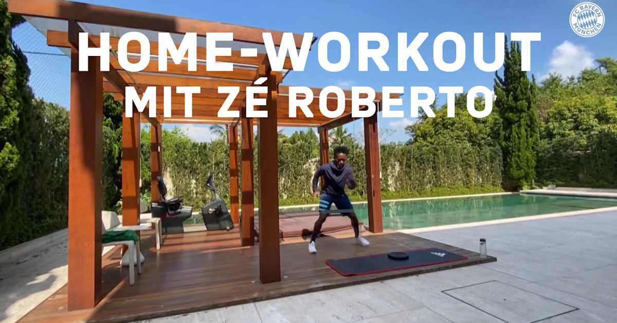 Two-part fitness workout with Bayern legend Zé Roberto