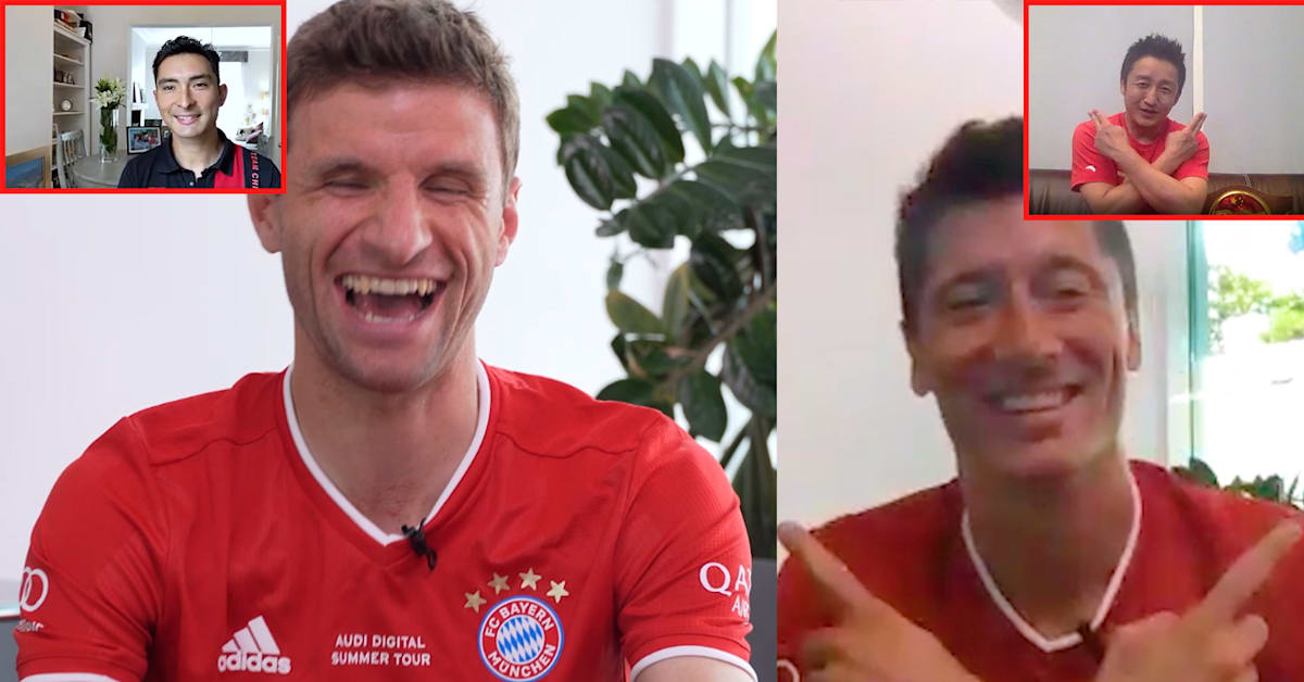Video: Best of Meet-up mit Müller, Lewandowski, Zhou Shiming und Alex ...