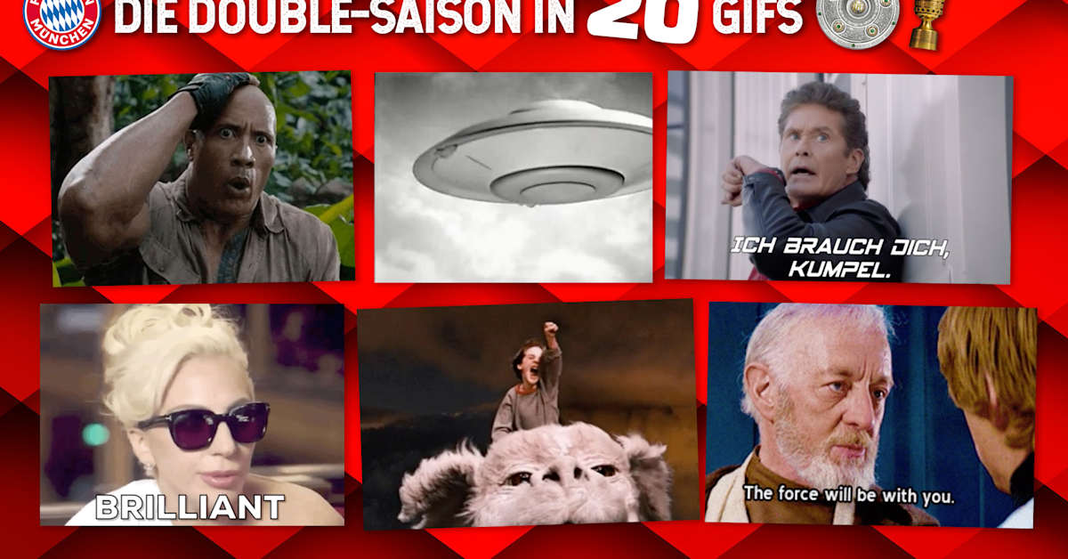 Die Double-Saison in 20 GIFs