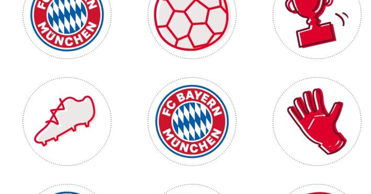 Ausmalbilder Fc Bayern Logo