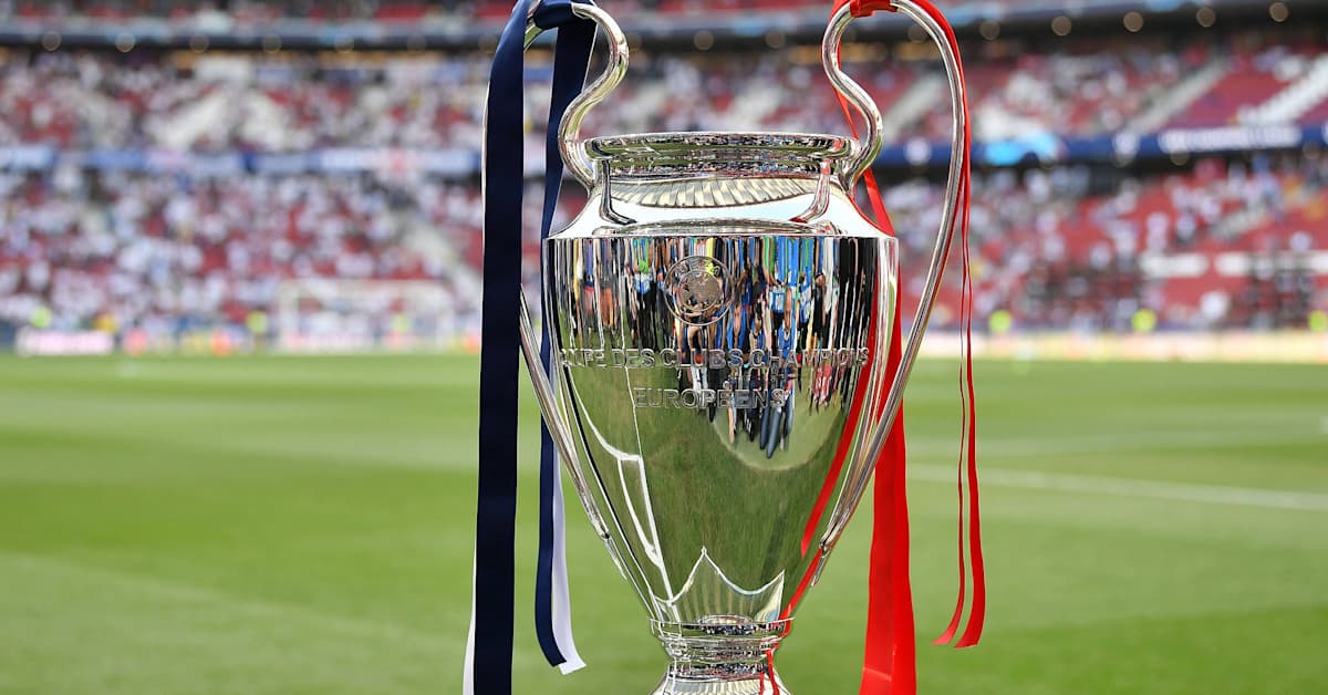A portrait of the coveted CL trophy - FC Bayern
