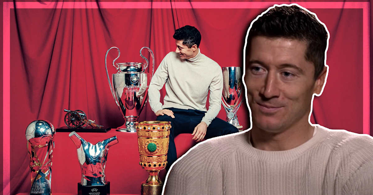 Video interview with Robert Lewandowski | FC Bayern