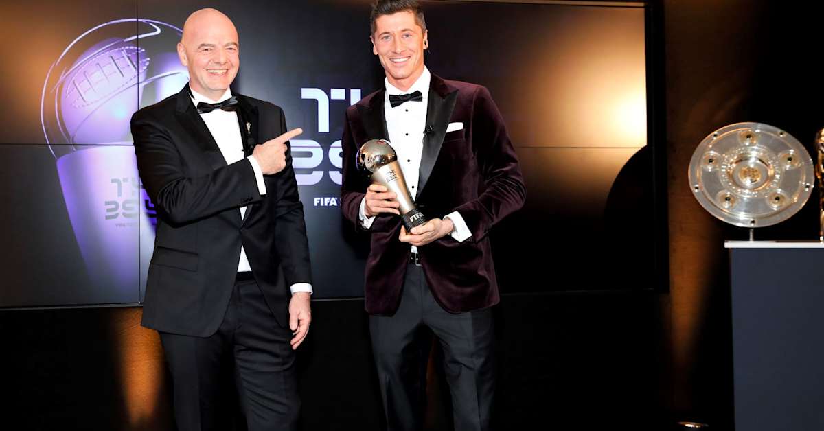 Watch again: The Best FIFA Football Awards - Lewandowski named the ...