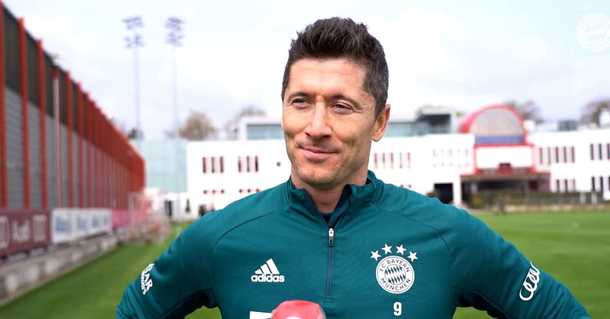 Robert Lewandowski interview: 'Still four games to break the record'