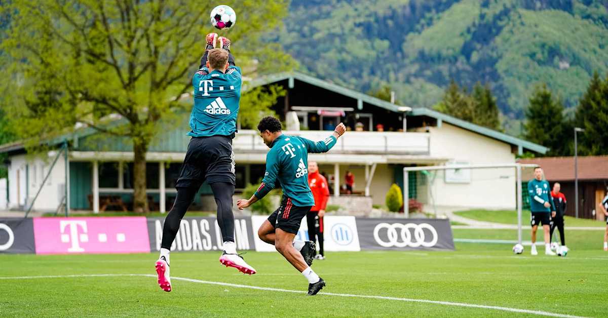 Gallery: Bayern's final training session ahead of the match at Freiburg