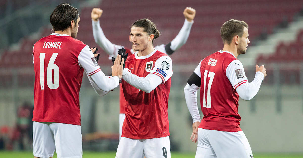 Sabitzer and Austria win in final World Cup qualifier