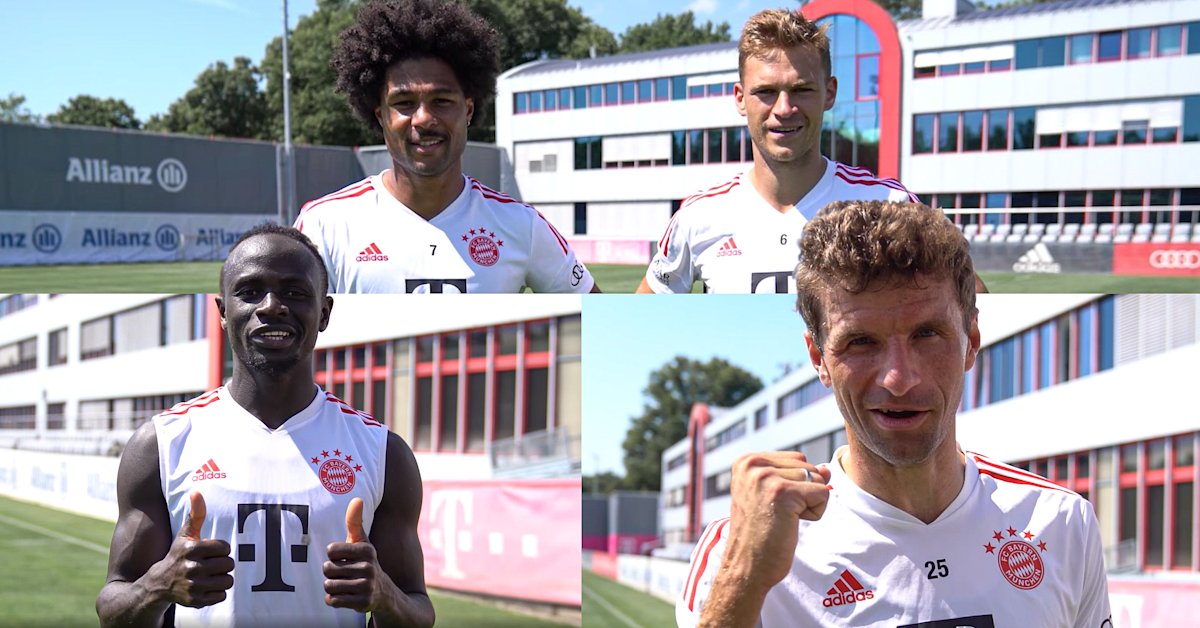 FC Bayern wish their players success in Women's EURO final