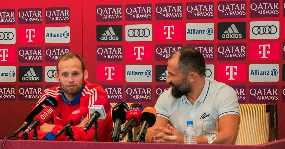 Video: Der Pressetalk mit Hasan Salihamidžić und Daley Blind aus Doha ...
