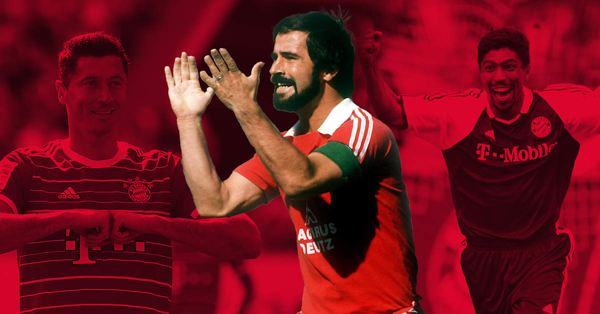 Müller, Lewandowski, Élber and Co - Bayern's Bundesliga top scorers