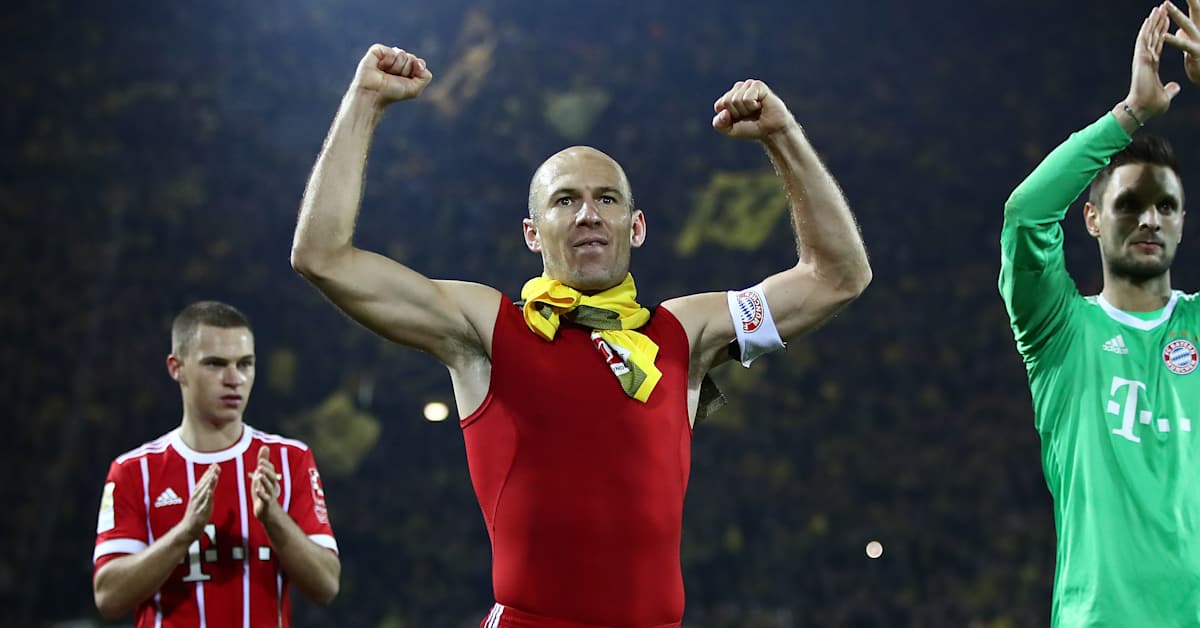 Arjen Robben in interview before FC Bayern vs. Borussia Dortmund