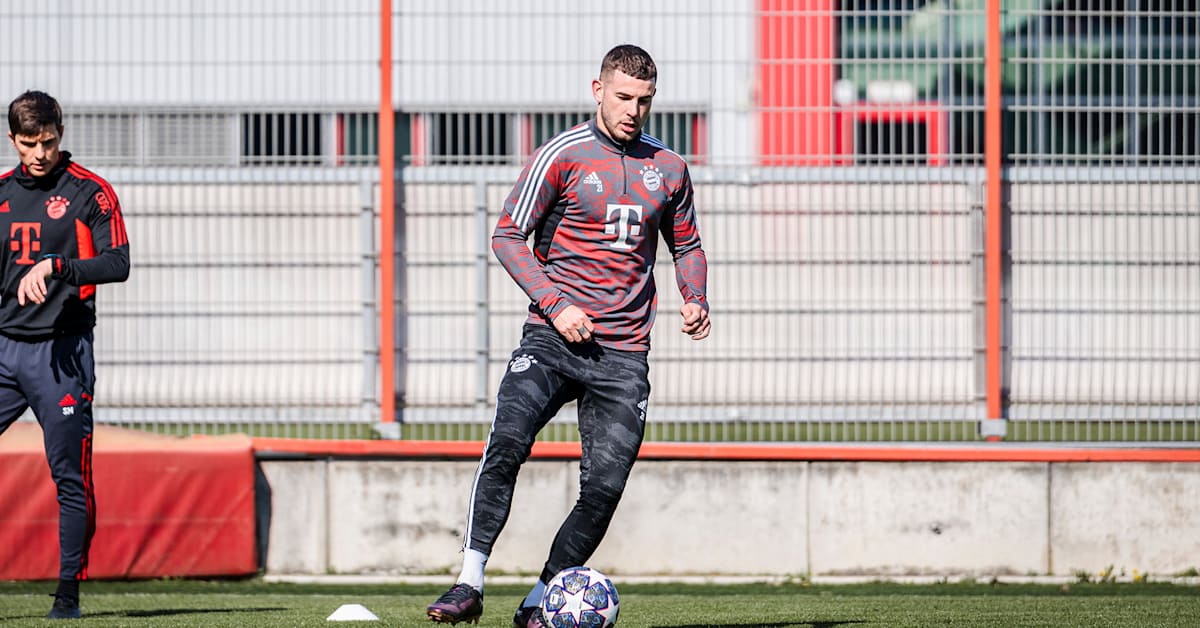 Video: Lucas Hernández absolviert erste Einheit mit dem Ball