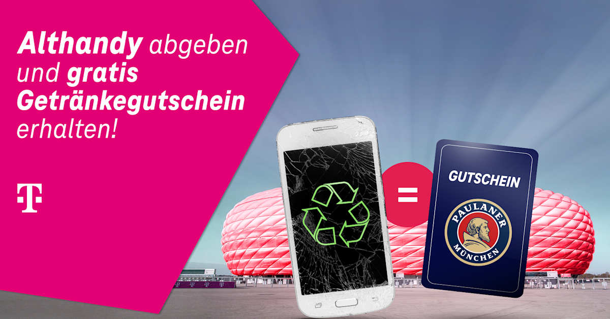 FC Bayern x Telekom: Handyrecycling Aktion