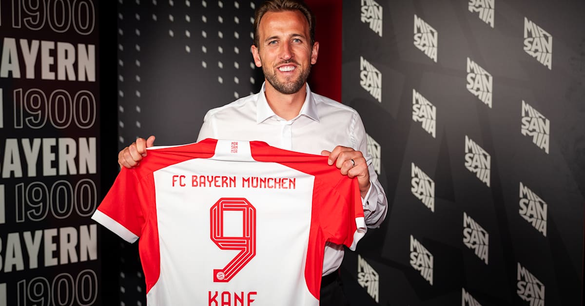 Harry Kane trägt die Rückennummer 9 beim FC Bayern
