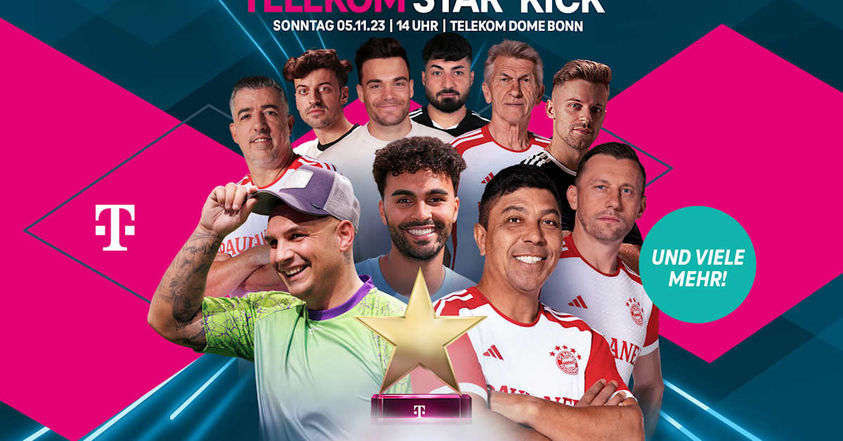 5. November: FC Bayern-Legenden beim Telekom Star-Kick