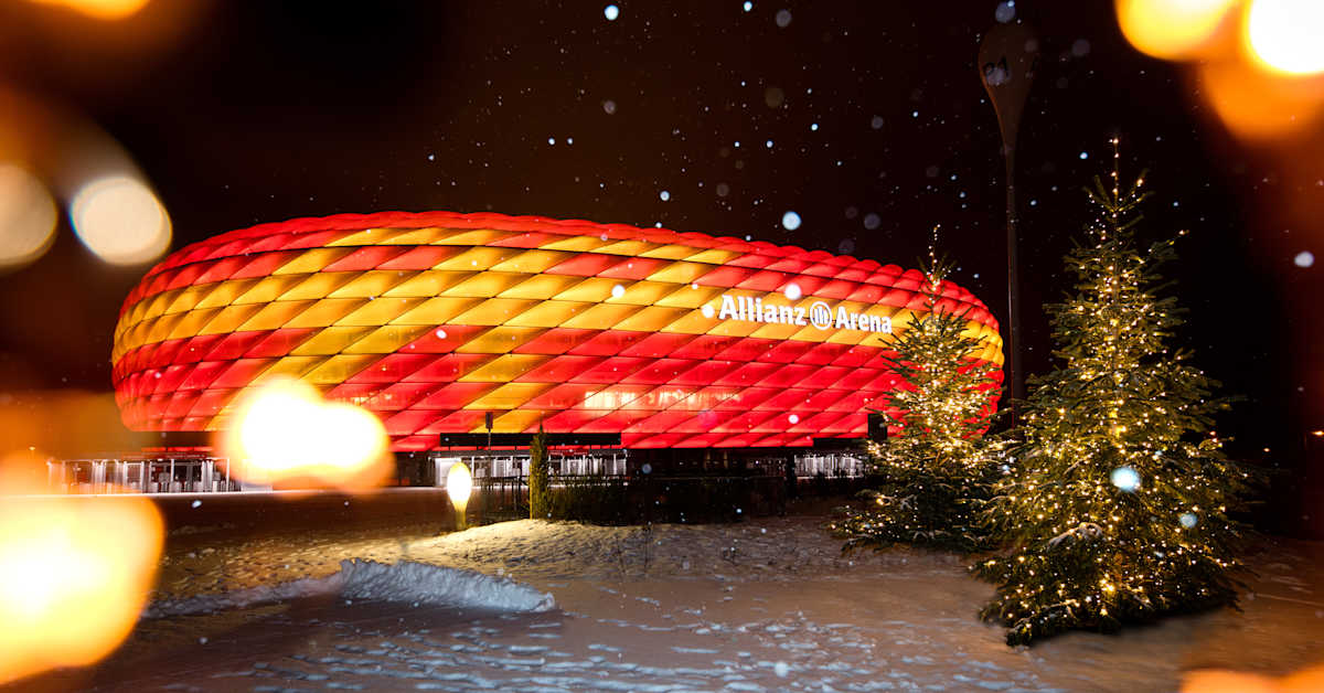 Information on Christmas opening times at the Allianz Arena