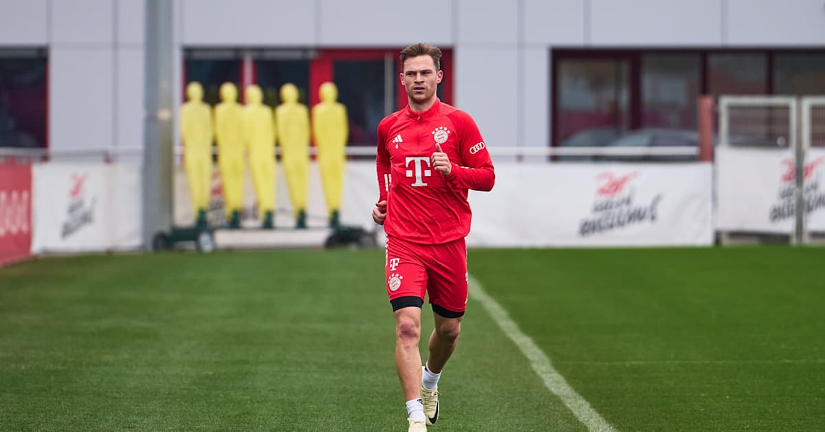 Joshua Kimmich resumes running training after shoulder injury