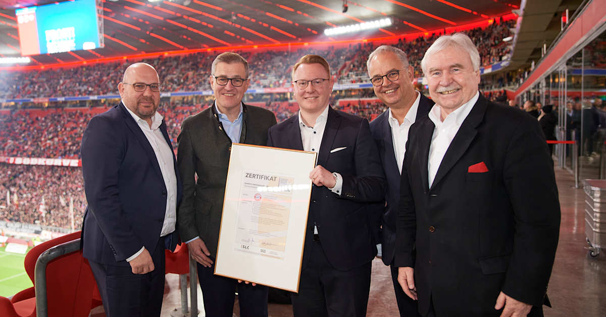 FC Bayern awarded 'Certificate for service quality in sport'
