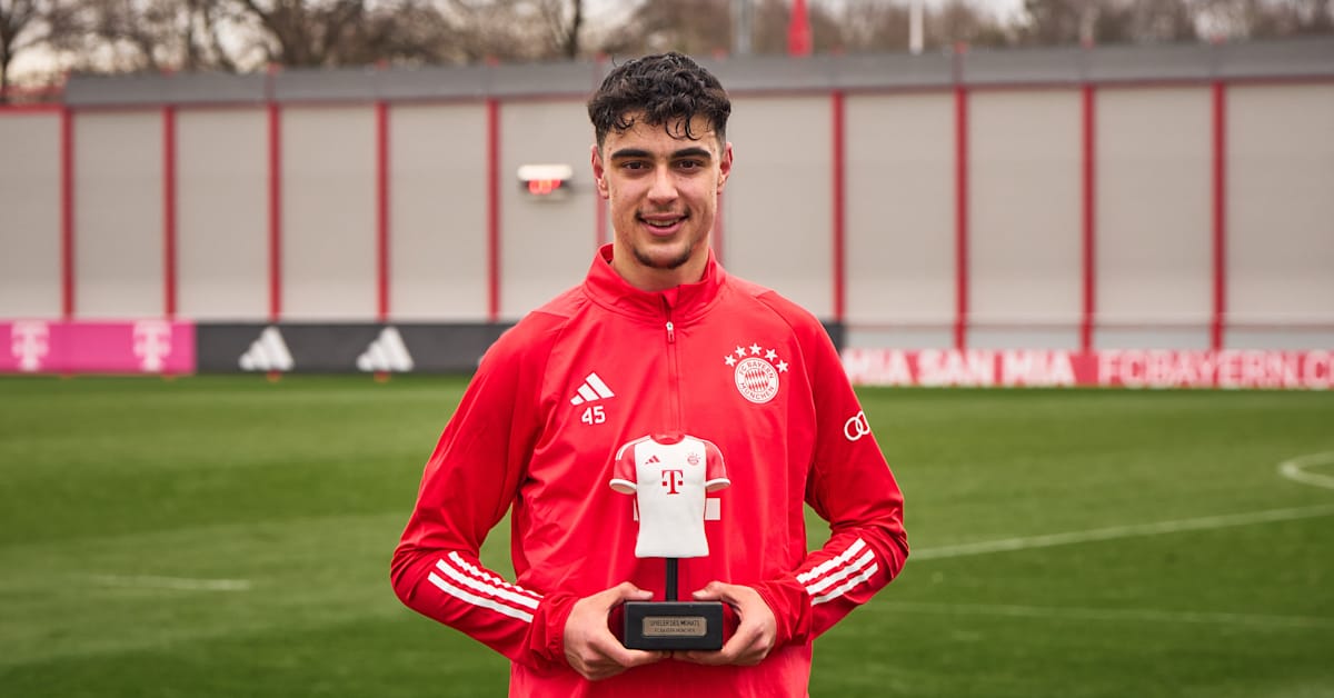 Aleksandar Pavlović is the FC Bayern February 2024 Player of the Month