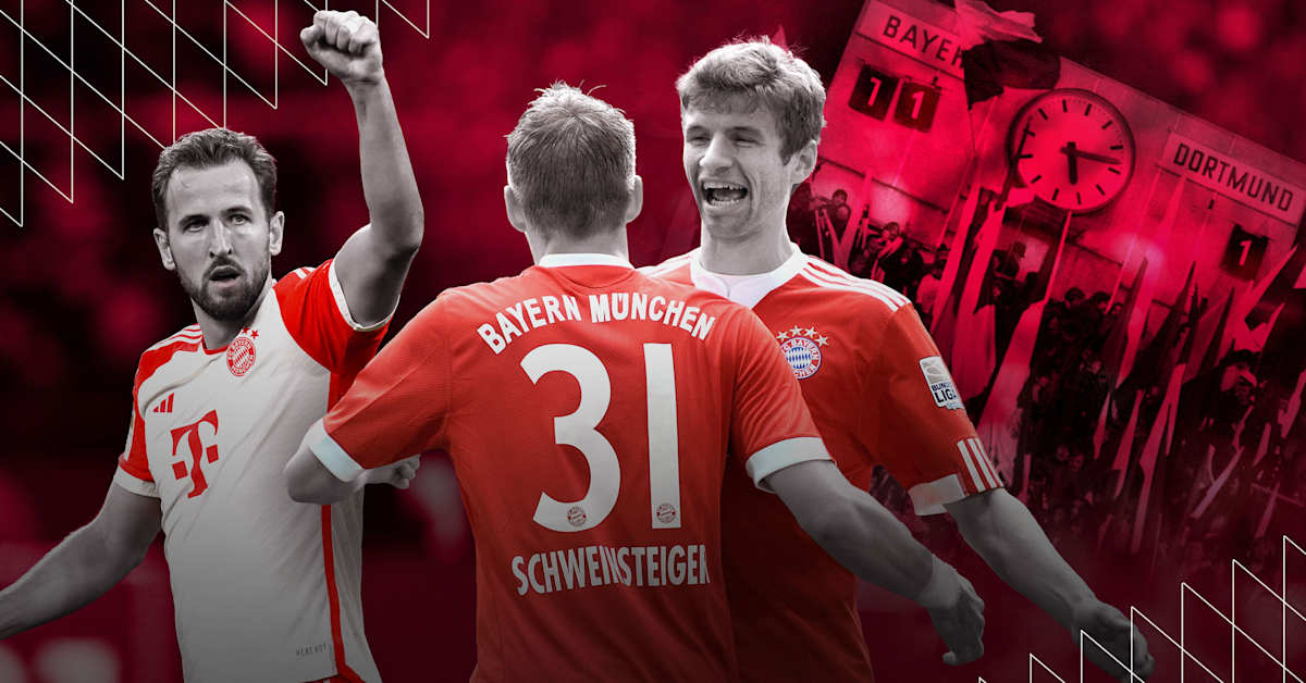 Die spektakulärsten Bundesliga-Momente bei Bayern vs. Dortmund