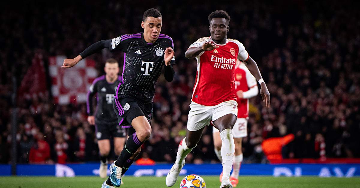 Alineación: FC Arsenal vs. FC Bayern - Liga de Campeones 23/24