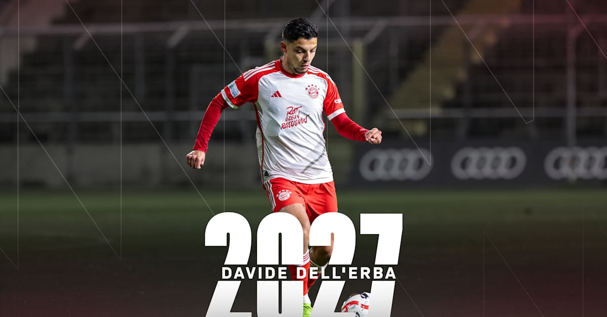 FC Bayern verlängert langfristig mit Davide Dell'Erba