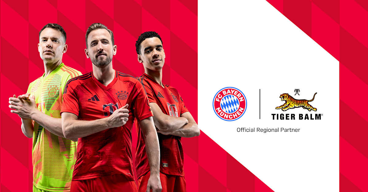 FC Bayern announces Tiger Balm as regional partner in Southeast Asia and China