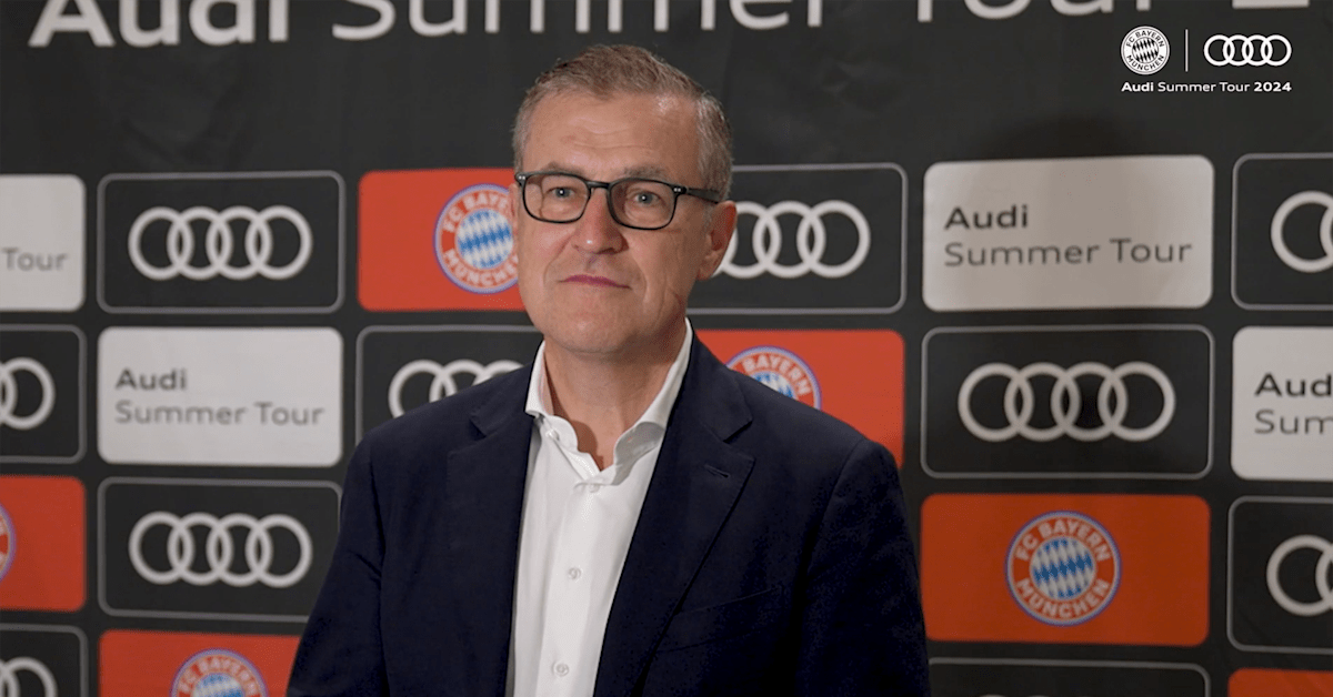 FC Bayern CEO Dreesen interviewed I Audi Summer Tour