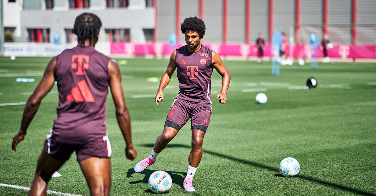 Galerie: Abschlusstraining vor SSV Ulm - FC Bayern